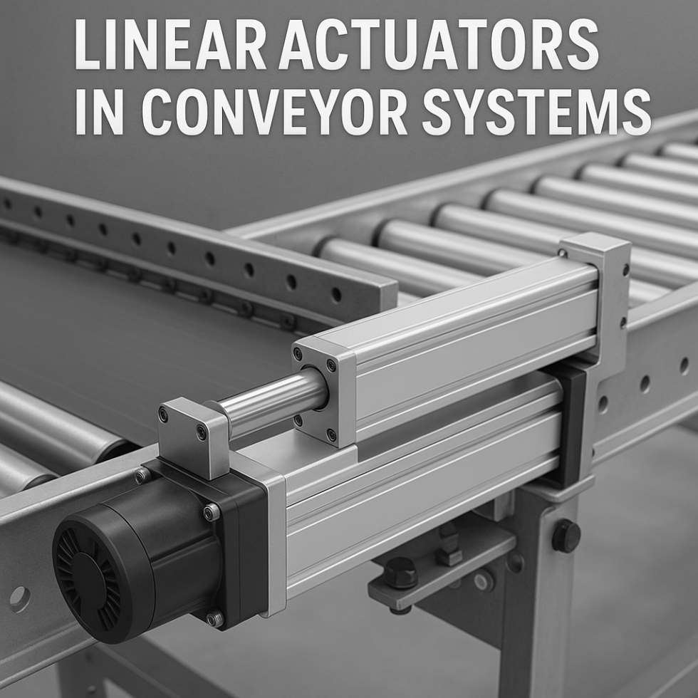Linear Actuators in Conveyor Systems for Material Handling